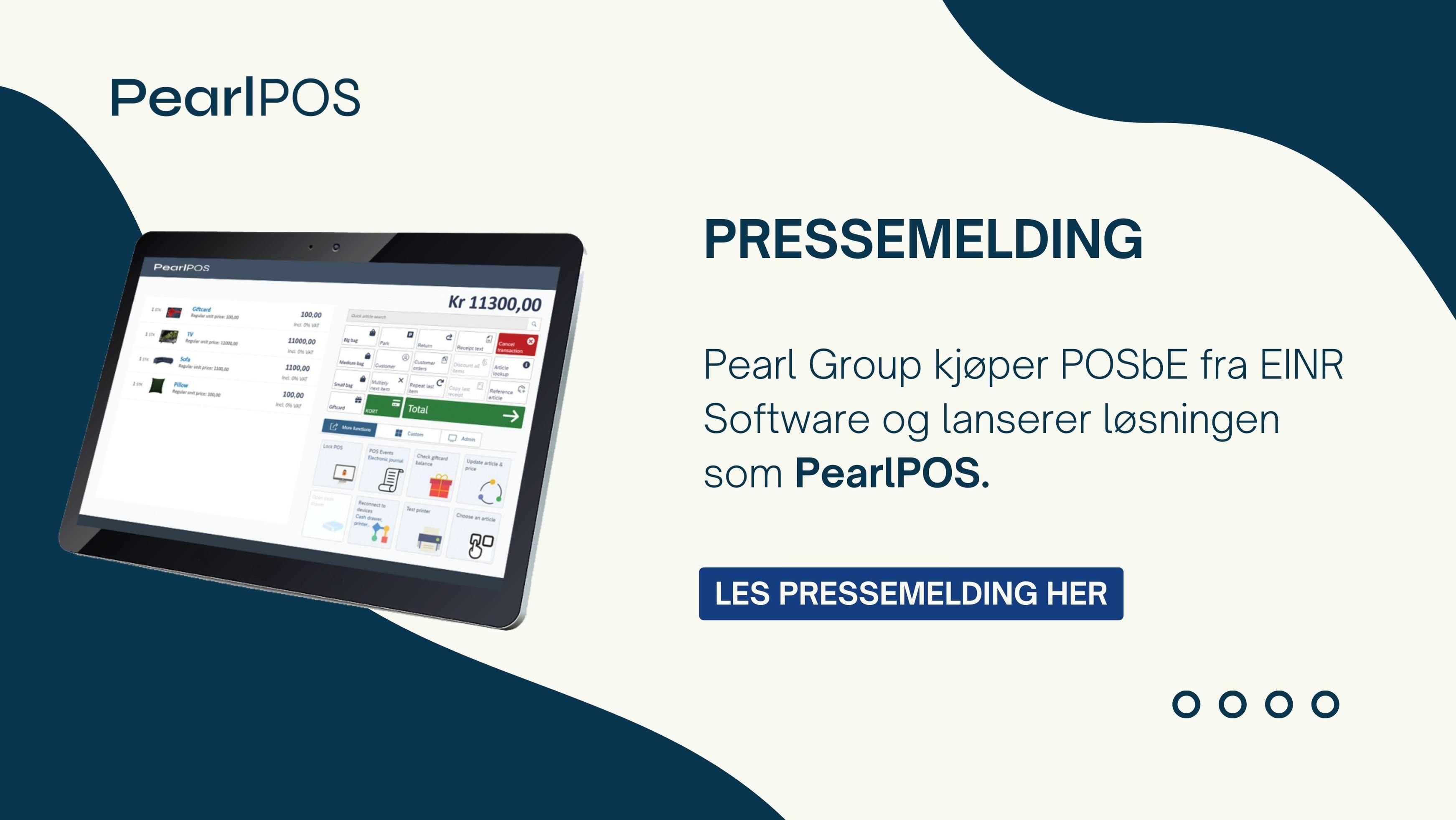 Pearl Group kjøper POSbE fra EINR Software og lanserer løsningen som ...